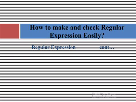 Regular Expression Examplespptx