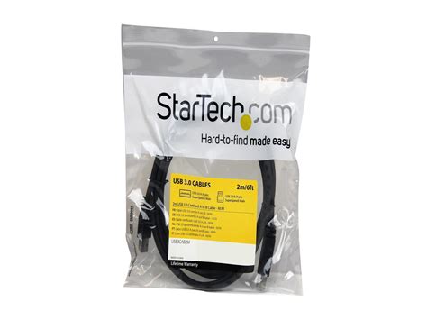 Startech Usb Cab M Ft M Certified Superspeed Usb A To B Cable Newegg Com