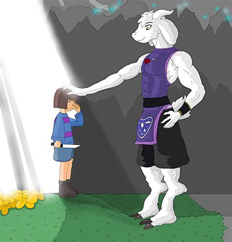 Asriel And Frisk By Goukimaster84 On Deviantart