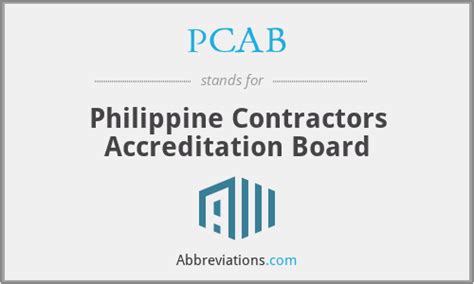 What Does Pcab Stand For