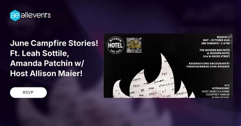 June Campfire Stories Ft Leah Sottile Amanda Patchin W Host Allison