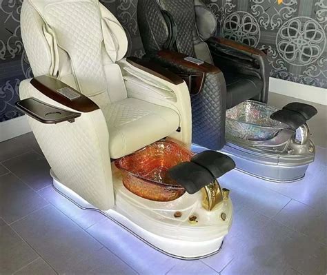 2023 Modern Luxury Foot Spa Massage Manicure Table White Electric