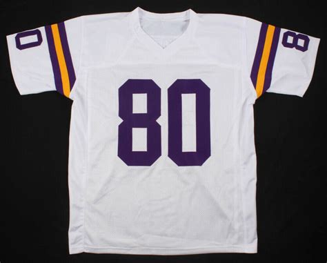 Cris Carter Signed Minnesota Vikings Jersey Jsa Coa All He Does Is