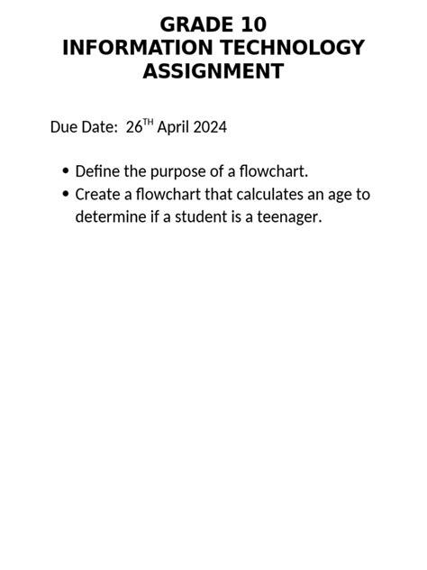 Grade 10 Assignment Pdf