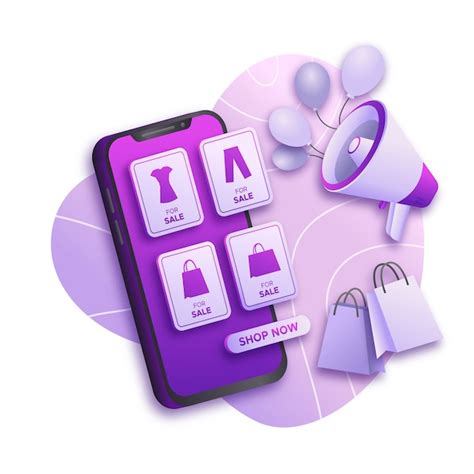 소셜 미디어 마케팅 휴대 전화 개념 프리미엄 벡터