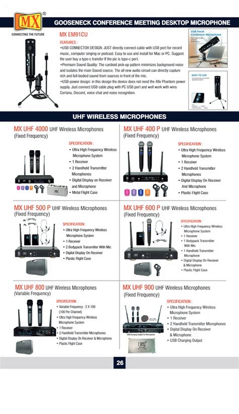 Wireless Microphone System Mx Uhf P At Rs Piece Andheri West Vasai Virar Id