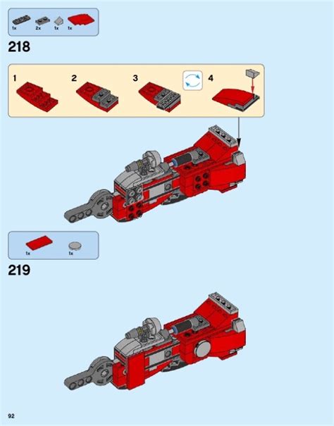 Lego Instructions For Set 70615 Fire Mech The Lego Ninjago Movie None