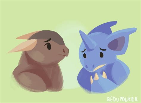 Kangaskhan And Nidoqueen Pokemon Drawn By Bedupolker Danbooru