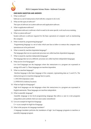 Computer Science Fundamentals Un It Computer Fundamentals Objective To Impart In Depth