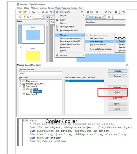 Erreur Dexécution Basic Variable Dobjet Non Définie Résolu Libreoffice Openoffice