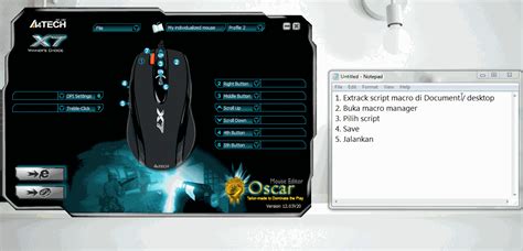 cara setting macro x7 and x mouse sg qc tercepat revesery