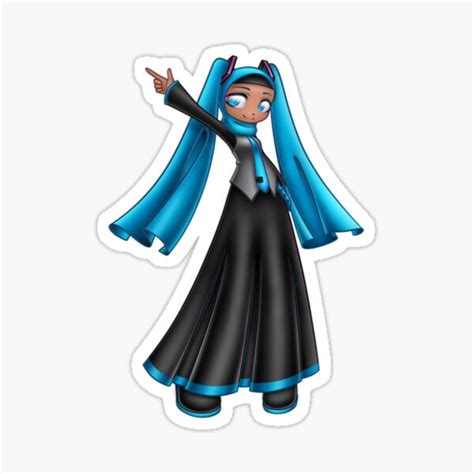 Vocaloid Hatsune Miku 2b Sticker For Sale By Kaypanicarts Redbubble