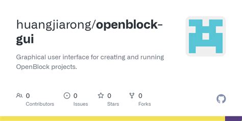 GitHub Huangjiarong Openblock Gui Graphical User Interface For Creating And Running OpenBlock