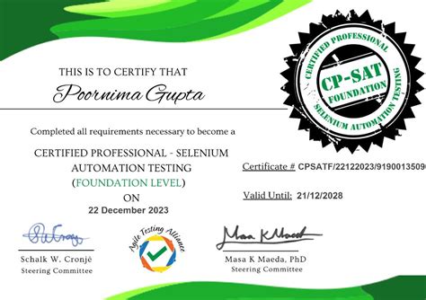 Agile Testing Alliance On Linkedin Cpsat Foundation Cpsat Cpsatfoundation