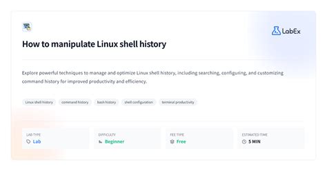 How To Manipulate Linux Shell History Labex