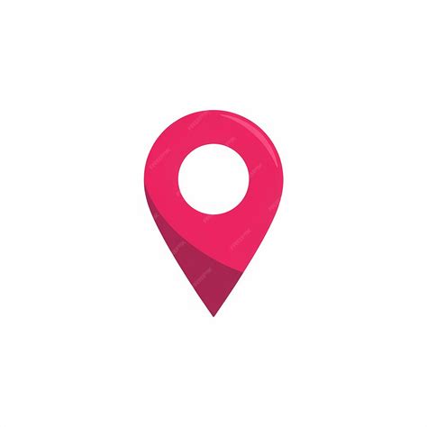 A Red Location Pin Commonly Used In Maps And Navigation Apps Premium Ai Generated Vector