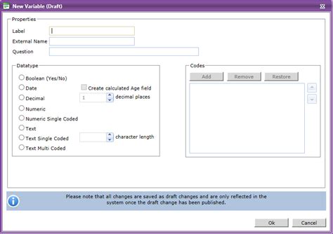 Variable Manager Quenchtec Support
