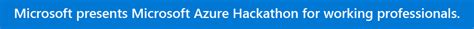Online Hackathon Hackerearth Developer Event Microsoft Azure Hackathon