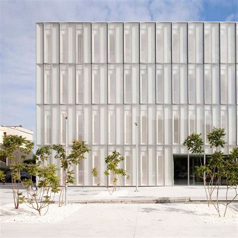 Bvau Give French Office Block Translucent Bioclimatic Skin
