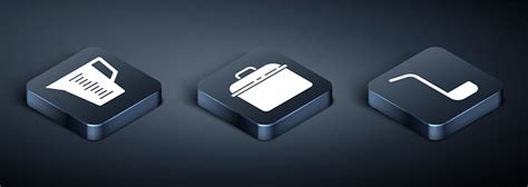 등각 투영 계량 컵 주방 국자 및 요리 냄비 아이콘을 설정합니다 벡터 3차원 형태에 대한 스톡 벡터 아트 및 기타 이미지 3차원 형태 강철 국자 Istock