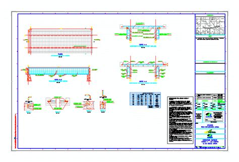 Puente Vado En Autocad Librería Cad