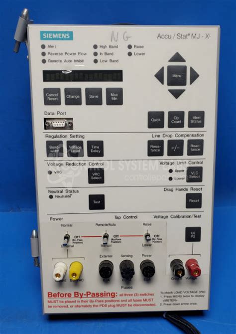 Siemens C 65419 Accustat Mj Xl Voltage Regula Control System Labs