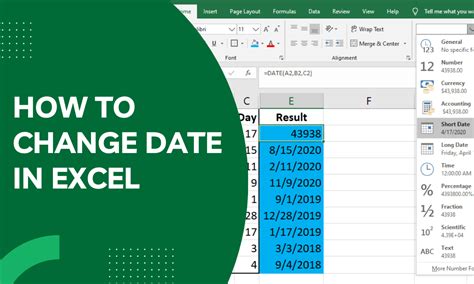 How To Change Date In Excel Exploring Various Methods Earn And Excel
