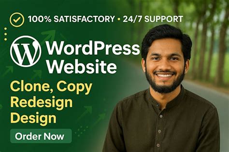 design redesign fix clone or build your responsive wordpress