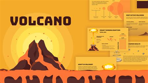 Free Google Slides Volcano PowerPoint Template