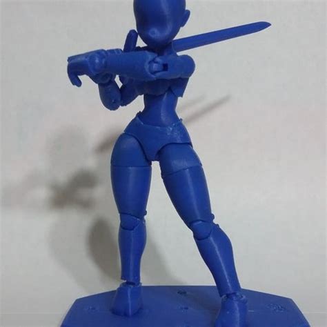 3d File Female Chibi Base Mesh ♀️ ・3d Printing Model To Download・cults