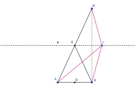 Solution Verification Prove That Of All Triangles Having Same Base And Equal Areas The