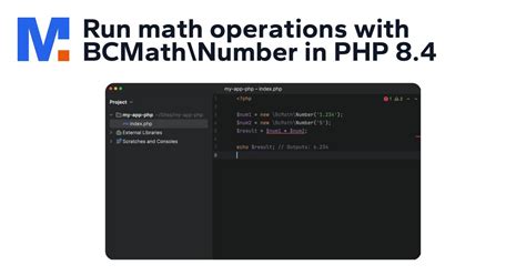 Run Math Operations With Bcmathnumber In Php 84 Developer Lesson