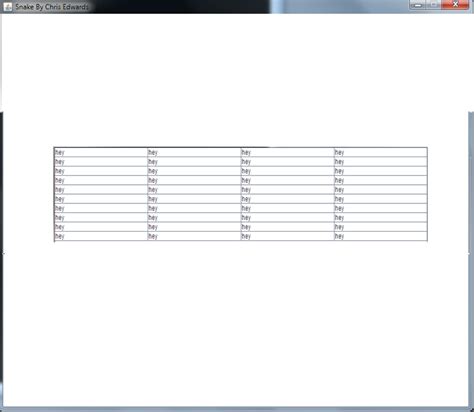 Java Jtable Why Is My Table Not Displaying As Expected Stack Overflow