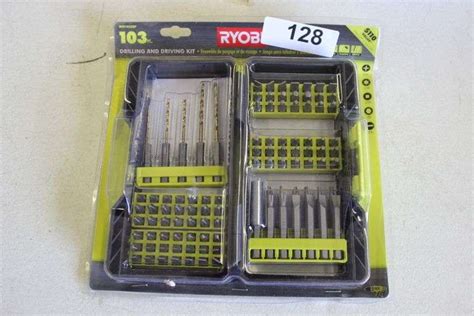 New Ryobi Bit Set Matthews Auctioneers