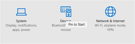 How To Pin Settings Folders To Windows 10 Start Menu