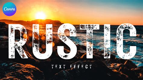 Grunge Text Effect In Canva Rcanva