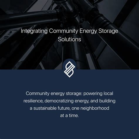 Integrating Community Energy Storage Solutions → Scenario