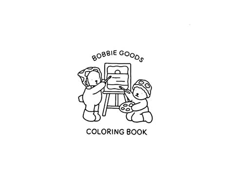 Coloring Book Bobbie Goods Pdf In 2024 Coloring Books Hipster Drawing Cute Drawings