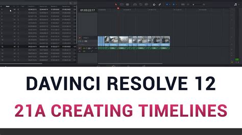 Davinci Resolve Timeline Template