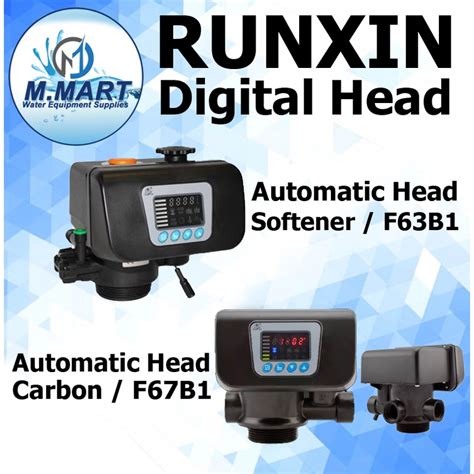 Automatic Head Softener Or Carbon Valve Digital Head Runxin Shopee