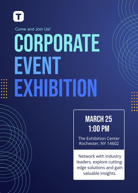Free Corporate Event Exhibition Invitation Template To Edit Online