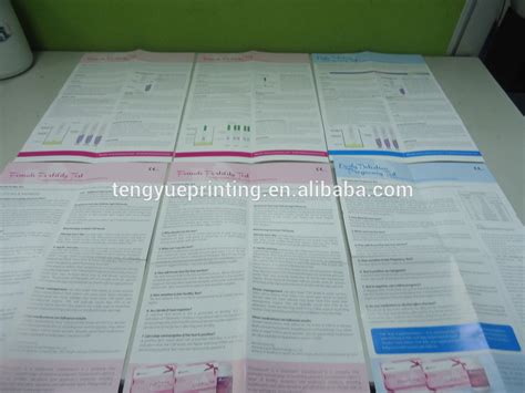 Instruction Manual Printing Folded Leaflet Printing High Quality Instruction Manual Printing