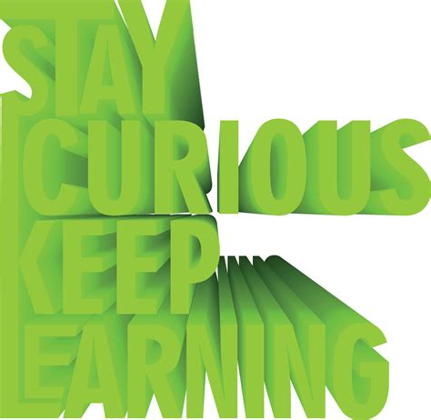 3d quote about motivation stay curious keep learning 25712441 vector