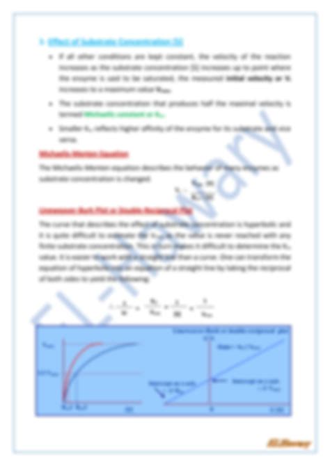 SOLUTION Enzymes Biochemistry Notes With Simple Diagrams Studypool