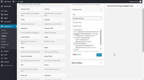 How To Use Adsense Code Widget In Wordpress PB One YouTube