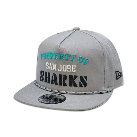 San Jose Sharks New Era Golfer Vintage Snap Hat