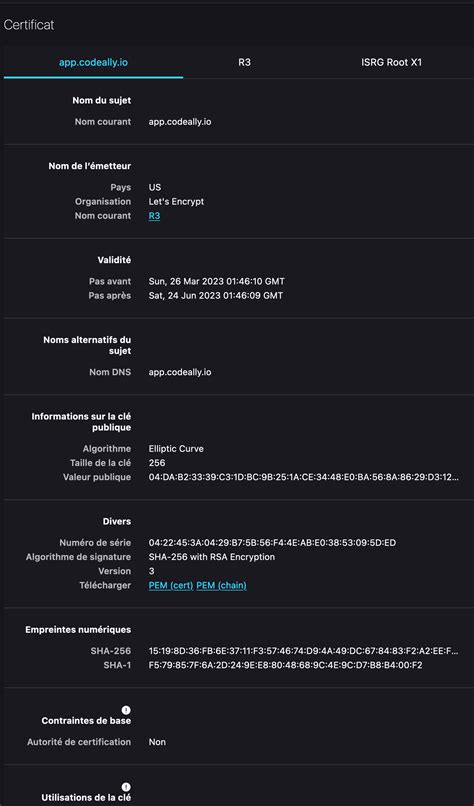 Certificate Expired Backend Development The