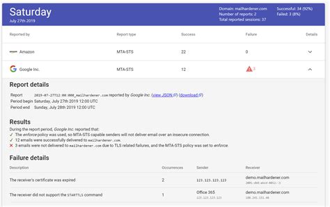 smtp tls reporting mailhardener knowledge base
