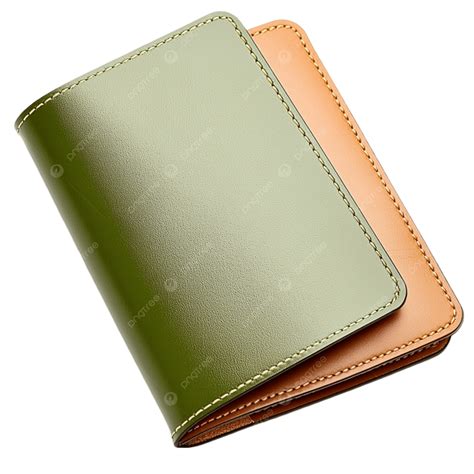 Green Leather Notebook With A Sleek Cover And Precise Stitching Is