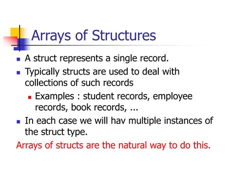 Introduction To Structures In C Langppt
